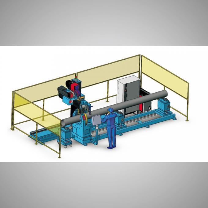 Open Headstock Pipe Spool Welding Station High Efficiency Pipe Welding ...