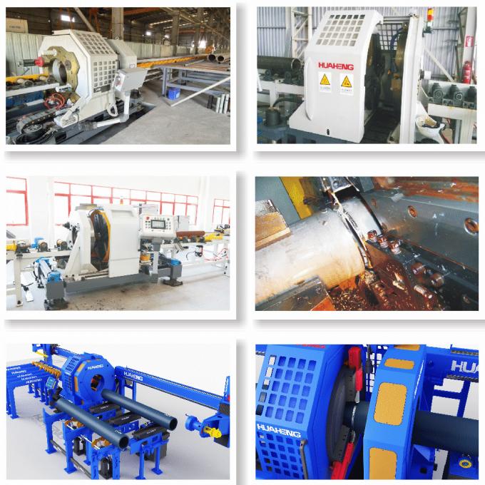 Integrated Cutting And Beveling Machine Pipe Preparation Line