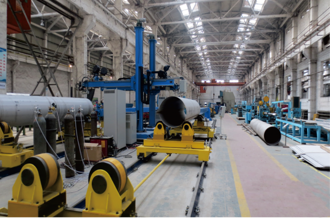Big Diameter Stainless Steel Seamed Pipe Welding System