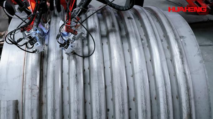 Huaheng Dual-TIG Semi-Pipe Circumferential Seam Welding for Cylindrical ...
