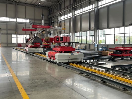 Dual-Station Rail-Guided Vehicle RGV System