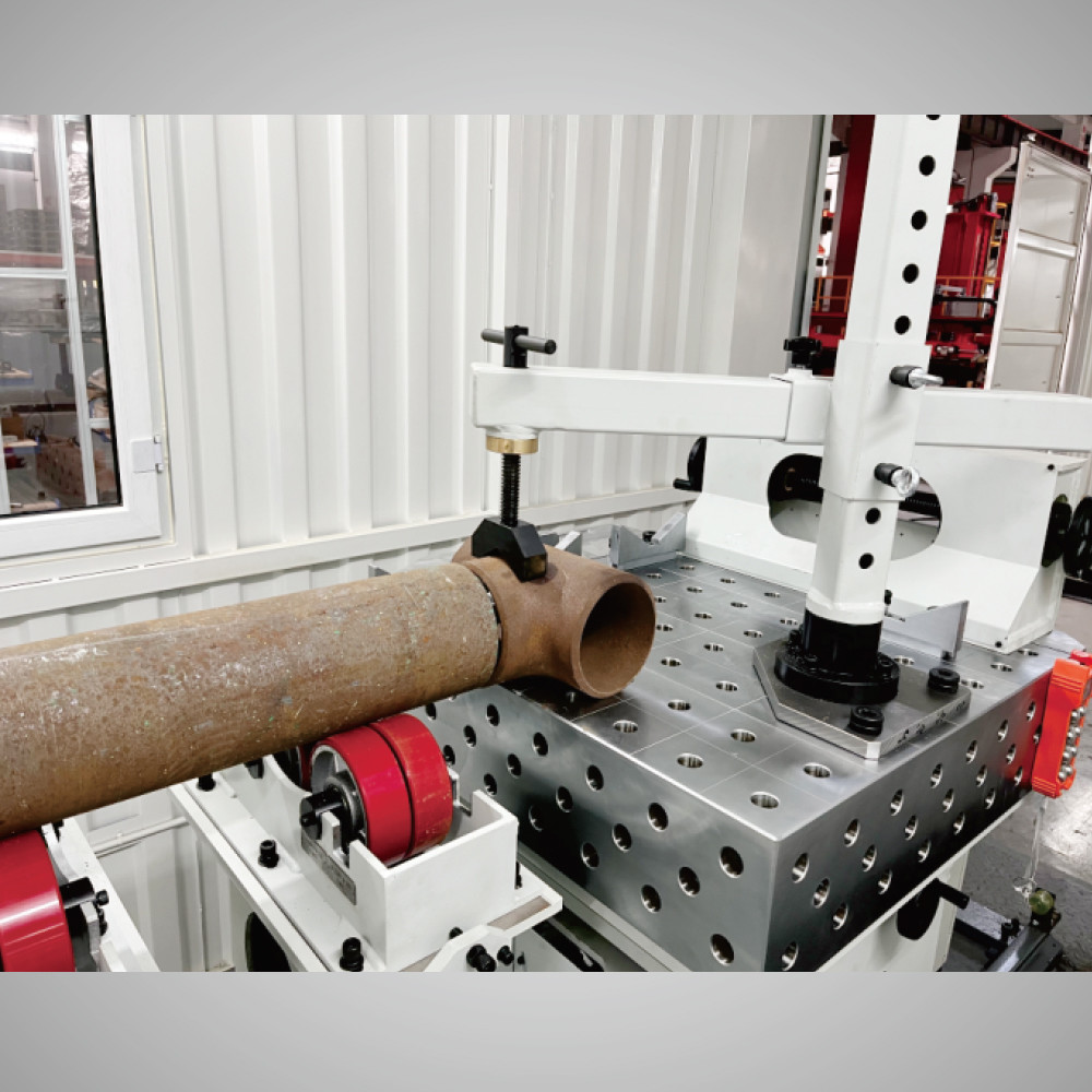 Container Robot Intersecting Line Welding Work Station Equipment TIG MAG