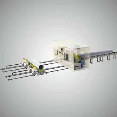 Container Design Pipe Edge Preparation Machine Work Station High Efficiency