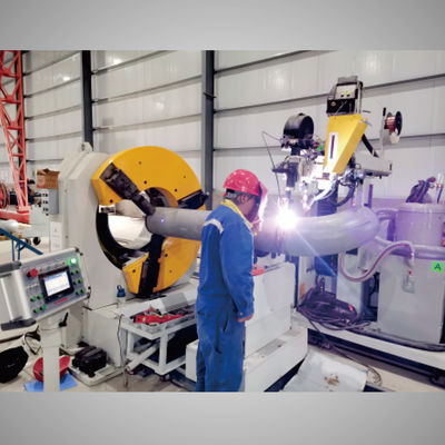 Open Headstock Pipe Spool Welding Station High Efficiency Pipe Welding ...
