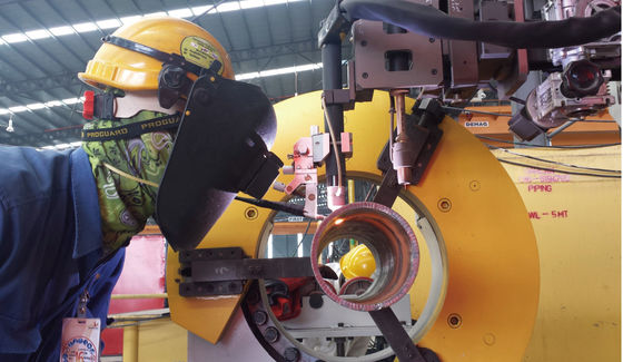 Huaheng's TIG Root Pass Welding Process for Pipe Prefabrication